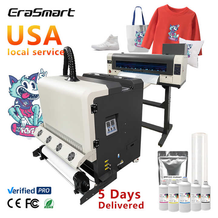 Erasmart A1 DTF Printer - Dual I3200 for T-Shirt Printing