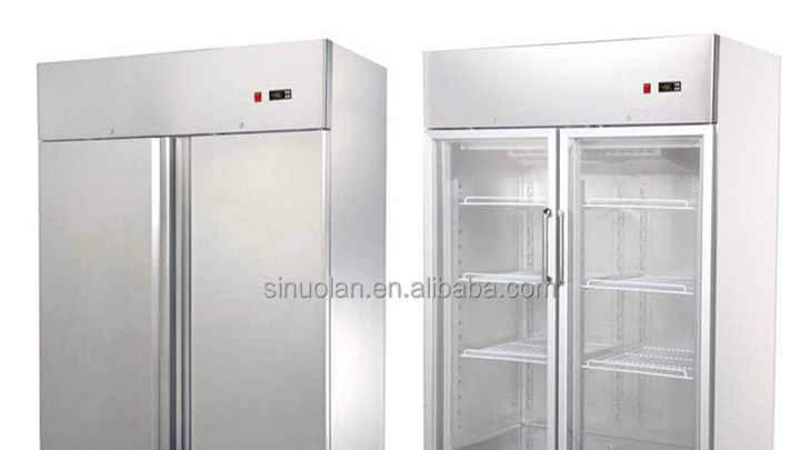 Commercial Stainless Steel Freezers Direct Fan Air Compressor Cooling ...