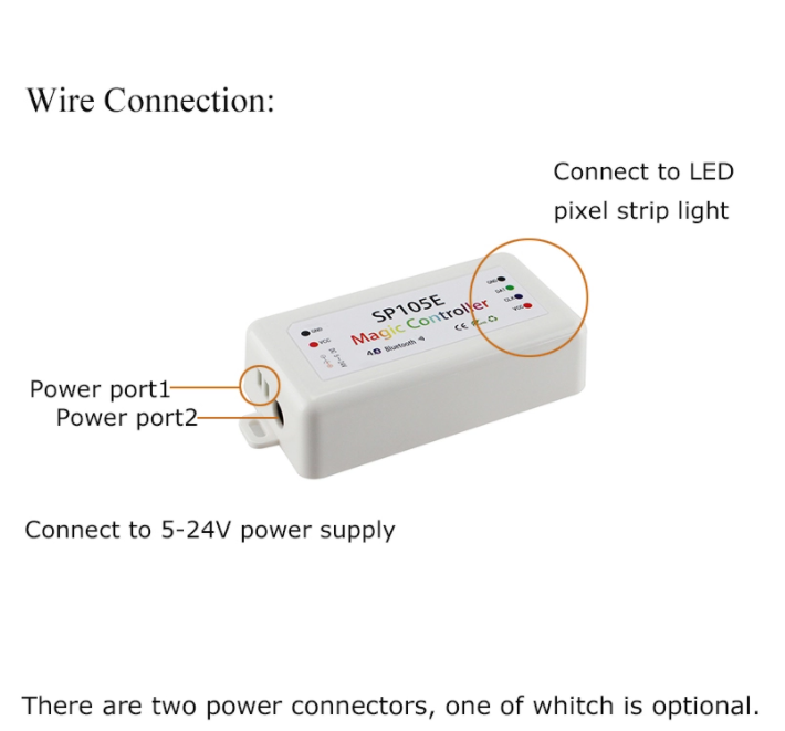 SP105E Magic control 2048 Pixels smart led pixel addressable light ...