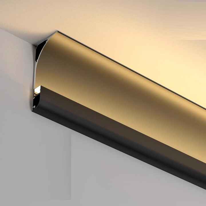 SDW805 LED Crown Moulding Profile for Indirect Ceiling Lighting, OEM