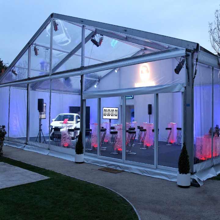 Transparent Marquee Tent - 1000 People Capacity for Events