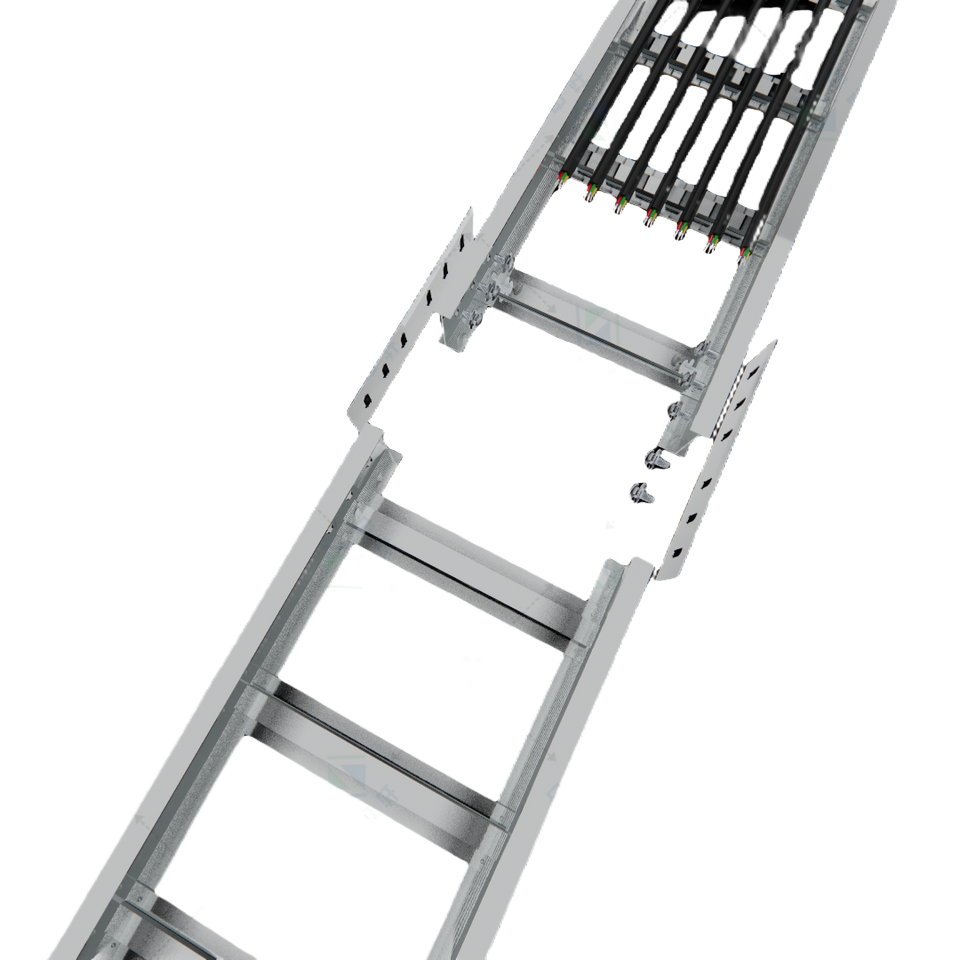 Fireproof Corrosion Resistant Aluminum Alloy Ladder Cable Tray for ...