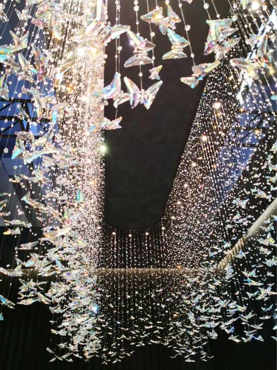 butterfly Light Decorations LED Chandelier with Butterflies with Diy ...