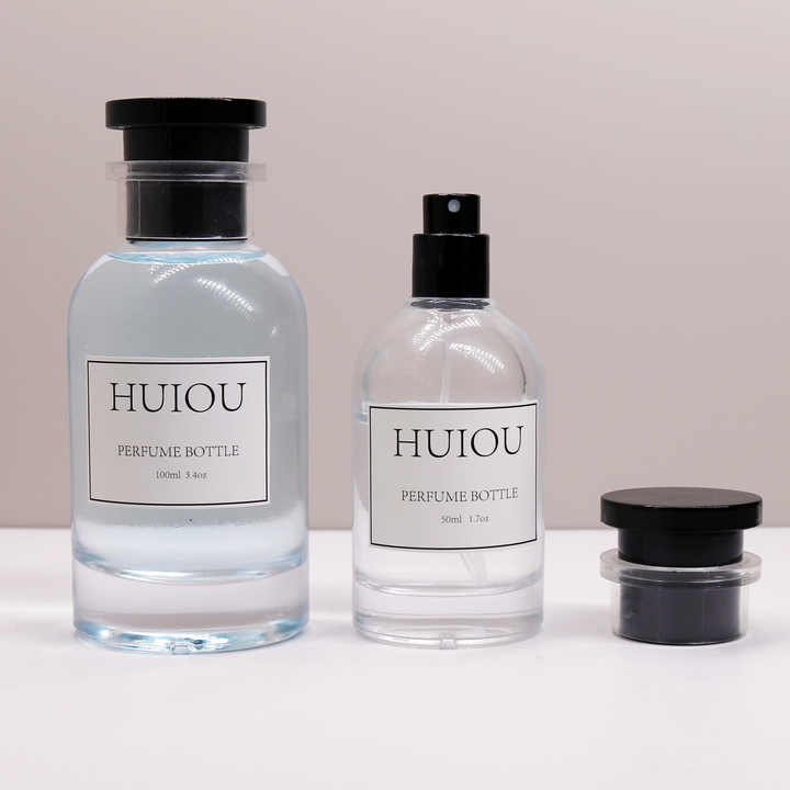 Luxury Recyclable Customized Black Perfume Bottle 50ml
