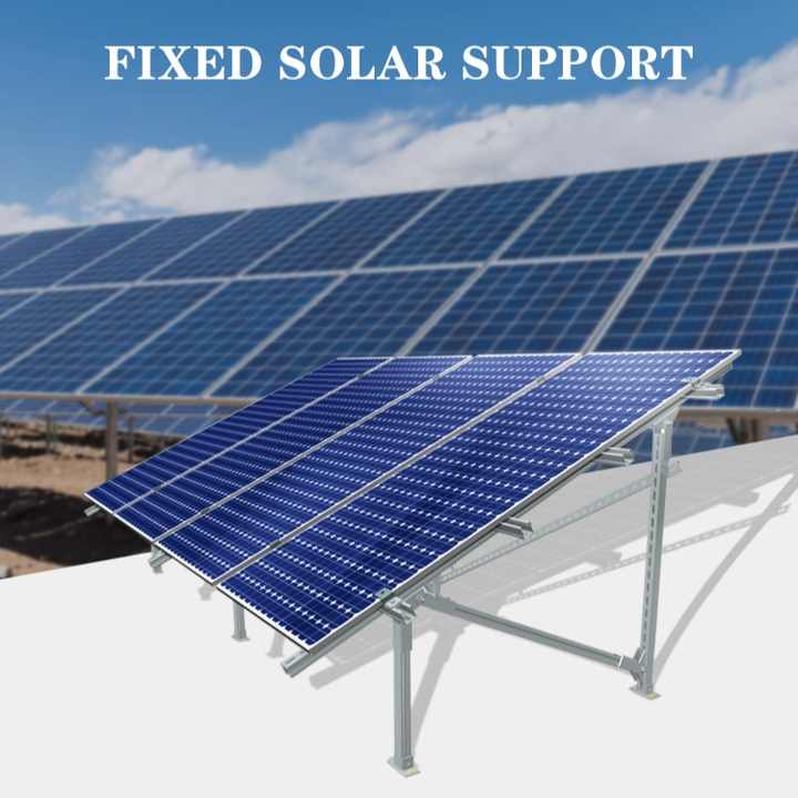 High Quality Solar Pv Pole Panel Ground Mounting Bracket Structure ...