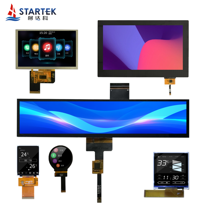 MIPI Mcu Rgb Spi Lvds HD-MI Interface Display Panels