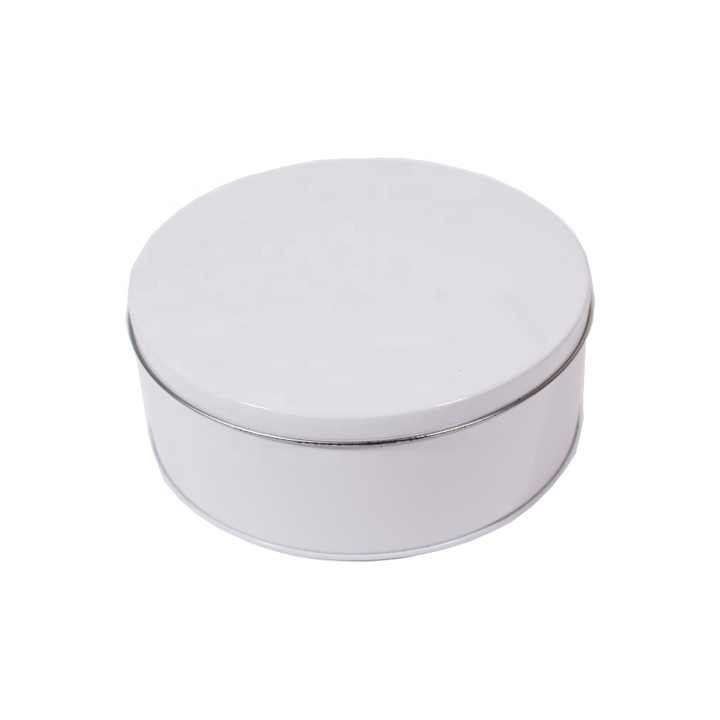 Custom Printed Large Round Metal Tin Box - Food Grade