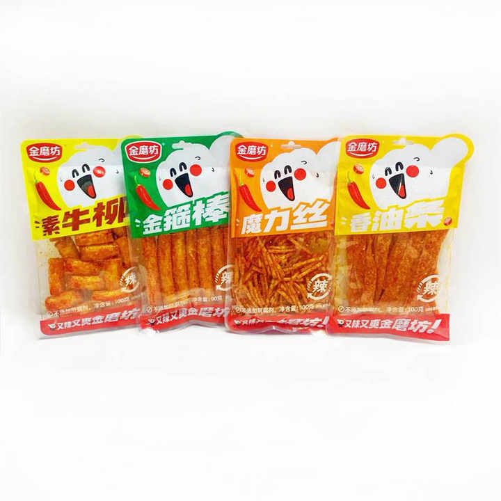 Famous Chinese Spicy Snacks 100g Latiao – Tasty Bean Snack with Spicy ...
