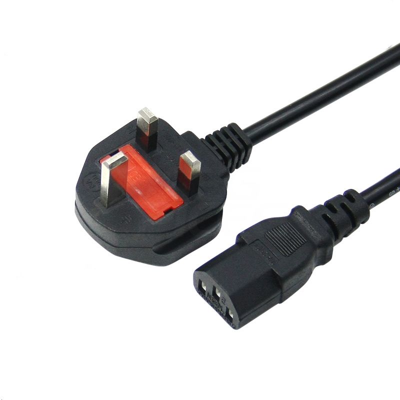IEC 60320 C13 AC Cable 14 16 18 20AWG UK Type Power Cord Cable for air ...