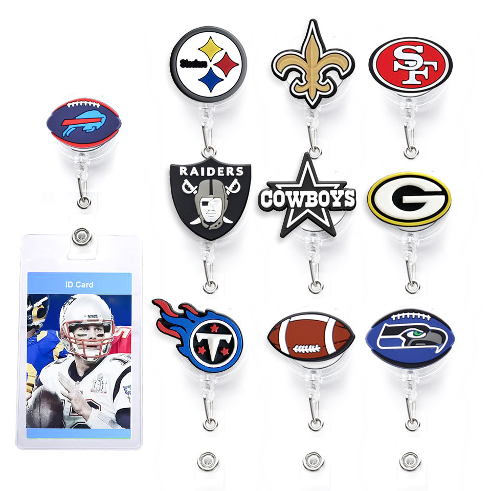 Sports Team Logo PVC Badge Reel Holder Accessory Factory Wholesale ...