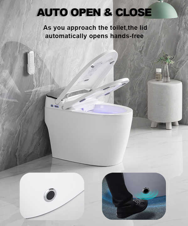 OVS Upc Etl Bathroom Luxury Sensor Electric Automatic Flush Wc Bidet ...