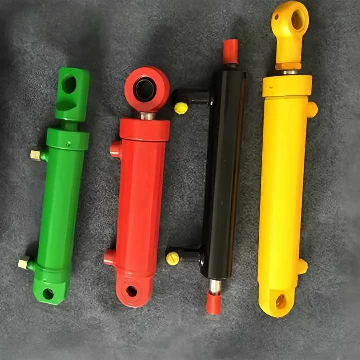 Hard Chrome Plated Piston Rod Clevis Mount Cylinder for Excavator ...