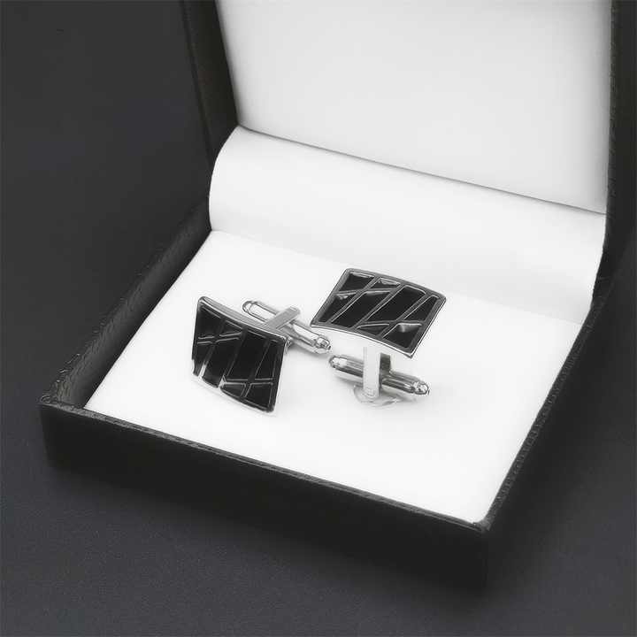 Luxury gold black silver Custom logo suit shirt studs metal set custom ...