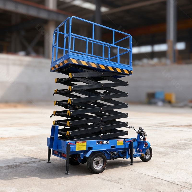 Electric Scissor Lift Scissor-type Lifting Aerial Work Platform Mobile ...