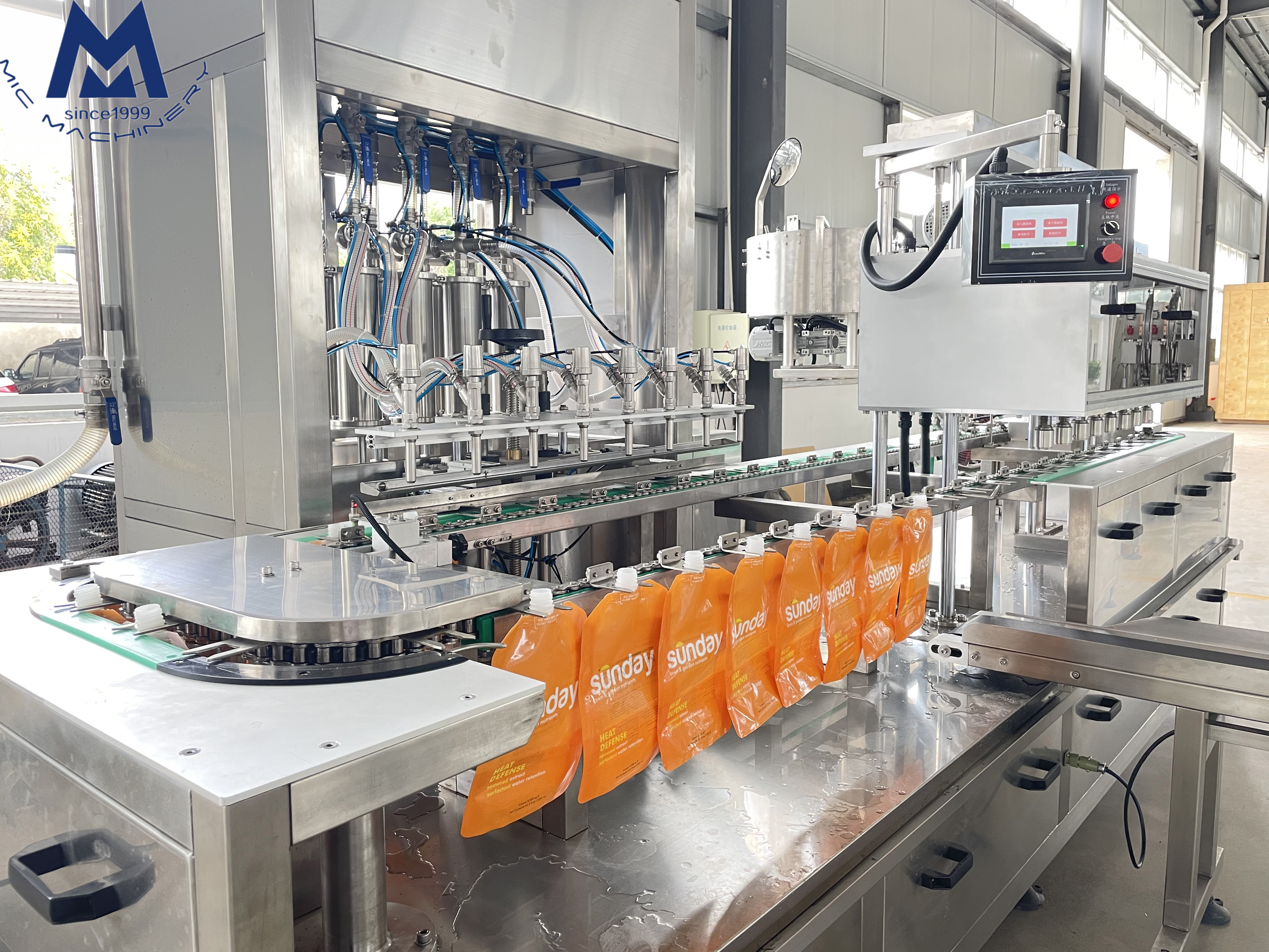 Automatic Spouted Pouch Filling and Capping Machine - Food Packaging ...