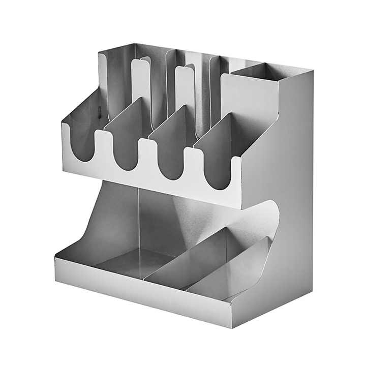 Disposable Cup Holder Durable Stainless Steel Cup Divider and Drinkware ...