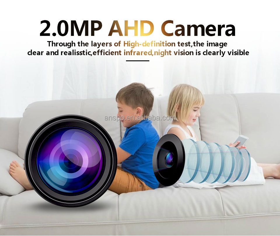 CAMARA DE SEGURIDAD DOME AHD 2MP Y 8MP ANSPO CAMARAS 2MP - 200F