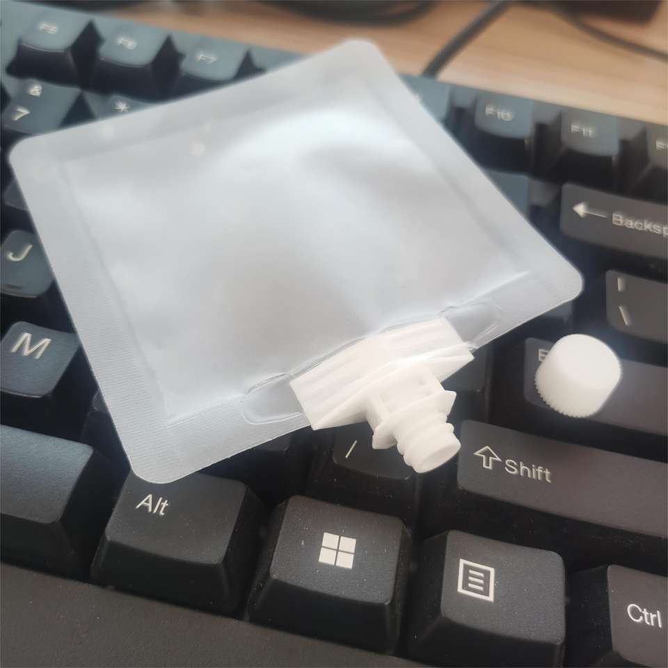 80x80 Empty Sachet Bags with Spout - Perfect for Cosmetics
