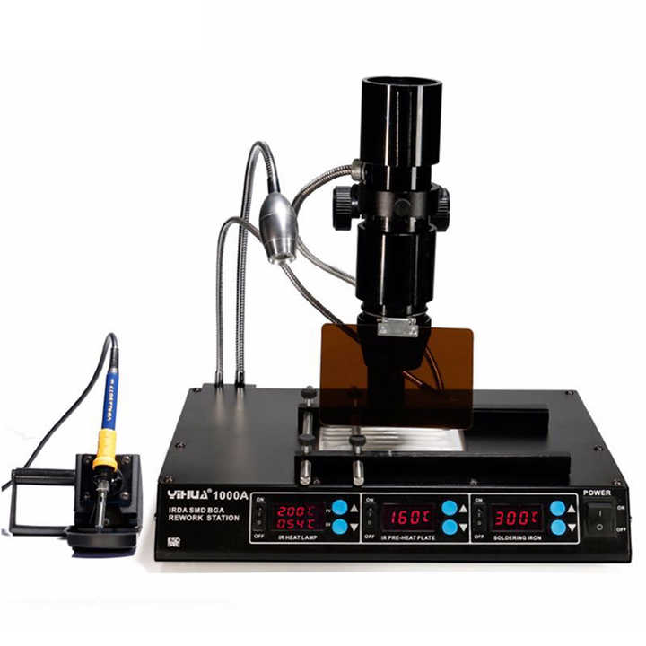 1000A Lead Free Welding Bga Rework Station Automatic Smd Machine Mobile ...