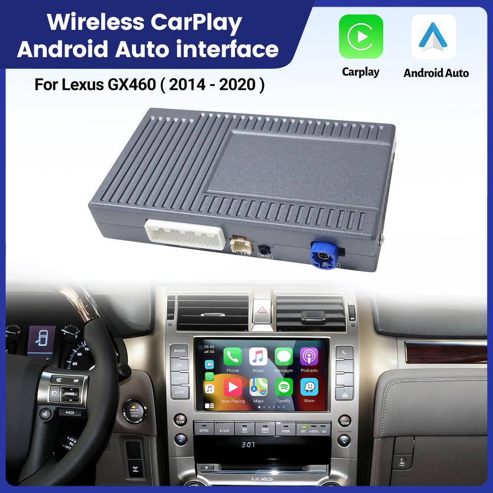 Wireless Apple Carplay Interface for Lexus GX GX400 GX460 2014-2020 OEM ...