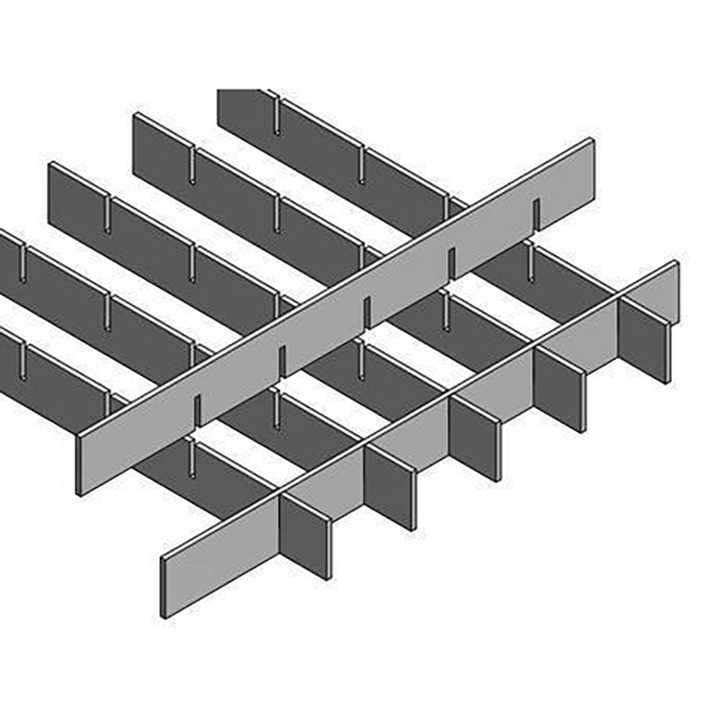 Durable Outdoor Parking Lot Flooring with Galvanized Steel Bar Grating