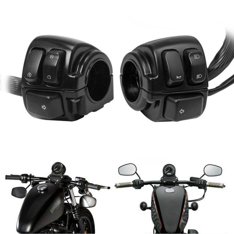 1" 25mm Motorcycle Handlebar Control Switch Stop Start Turn Signal ...