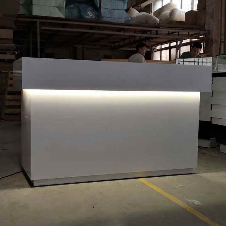 Modern Shop Counter Design for Garment Store - Retail Counter Detail