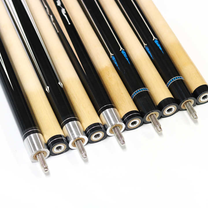 1/2-PC Maple Wood Billiard Pool Game Training Club House Cue Stick