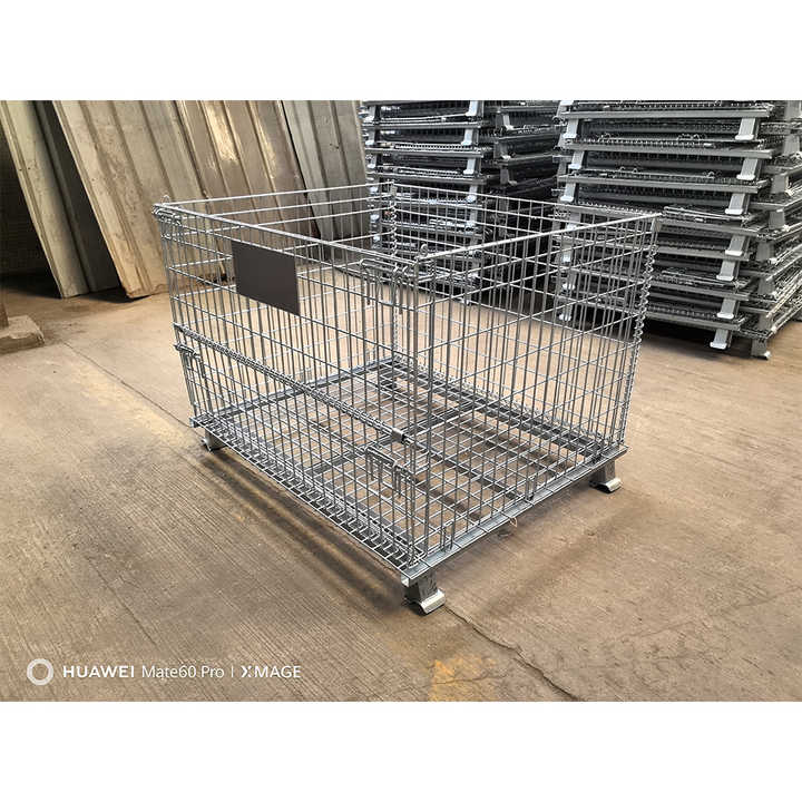 Industrial Wire Mesh Cages for Warehouse Storage | Stackable & Secure ...