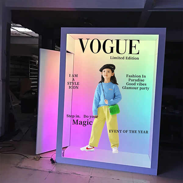 Pvc Magazine Photo Booth Box Backdrop Event Vogue Pvc Magazine Photo ...