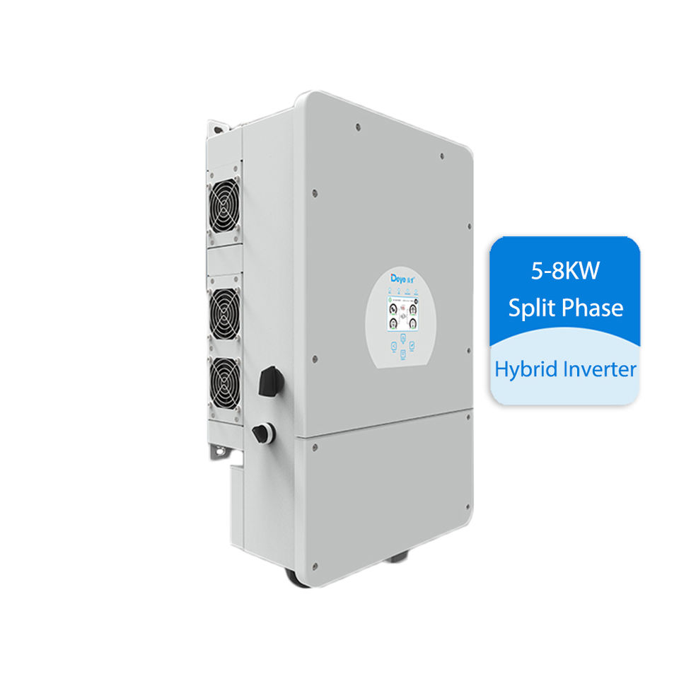 Deye Split Phase Hybrid Inverter 5-8kw Support Touch LCD IP65 ...