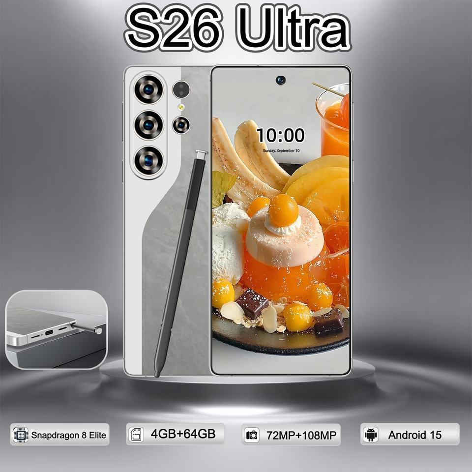 S26 Ultra Budget Touchscreen In-Cell Tech, Slim Body, Rounded Corners ...