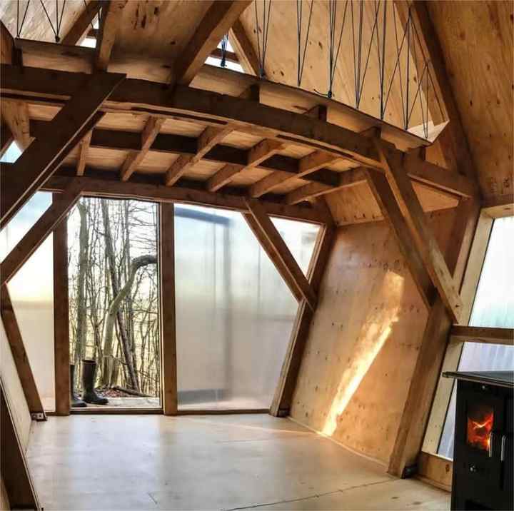 Amazing Tiny a Frame House /pentagon Shape Cabin /star Shape Cabin for ...