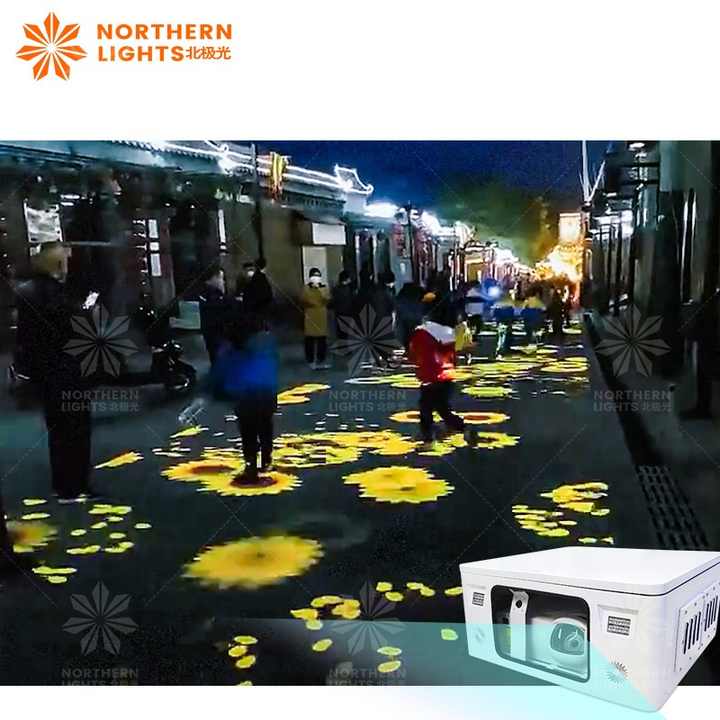 Interactive Floor Projection System for Outdoor Fun