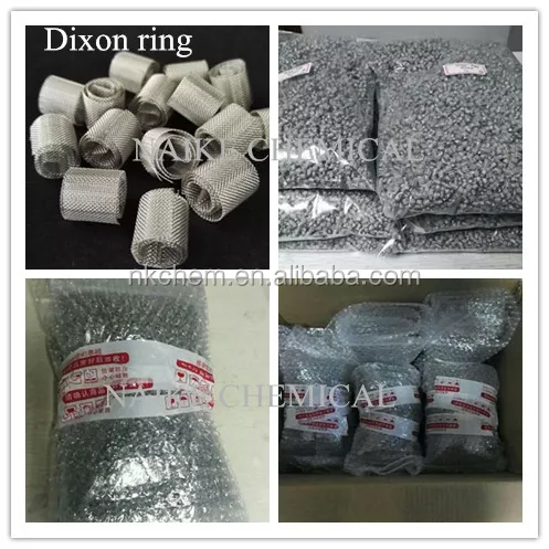 Wire Mesh Dixon Ring for Laboratory 304, 304L, 316, 316L Stainless Steel Laboratory Packing, Tower Packing Industry ISO9001