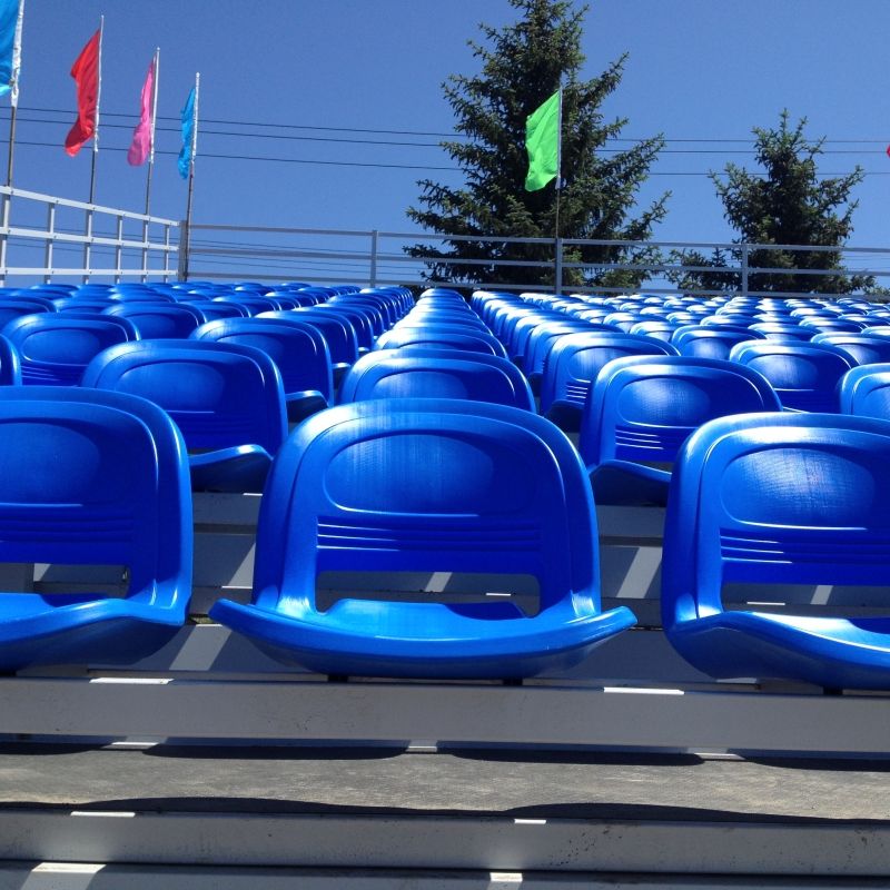 Outdoor Stadium Dismountable Sports Grandstand Metal Bleachers Stand ...