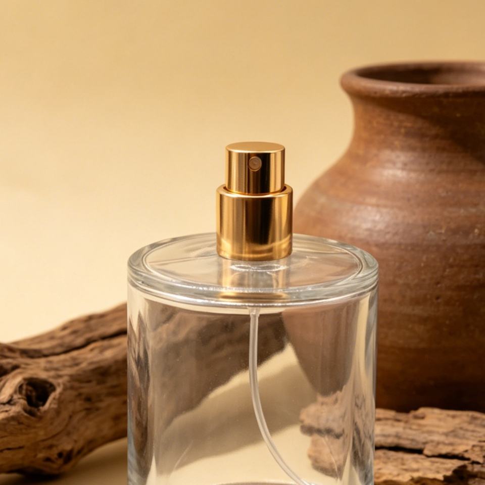 Transparent Custom Perfume Bottle with Box Glass Perfume Bottle with ...