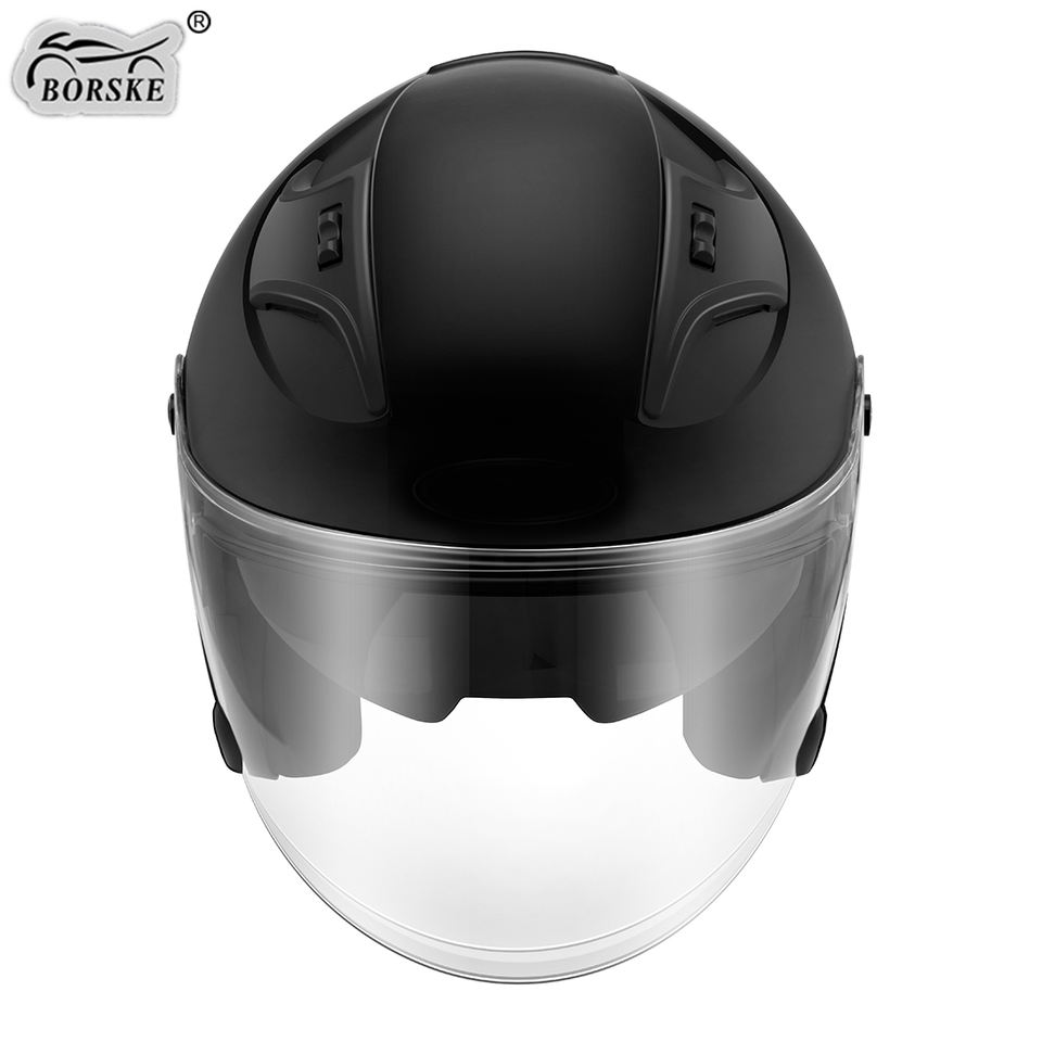 Retro Vintage Half Open Face Helmet ABS Material ECE DOT Approved ...