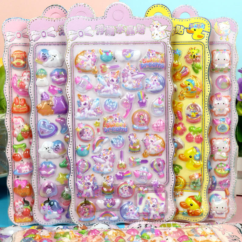 3D Stereoscopic Relief Stickers for Children Cartoon Labab, , Panda ...