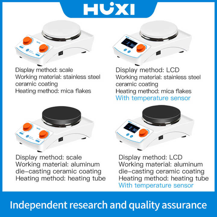 HUXI Magnetic Stirrer - Efficient Lab Hot Plate Mixer