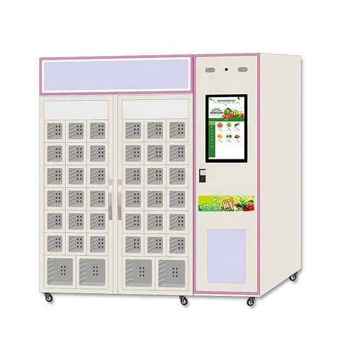 Delivery Fast Smart Food Locker Mini Vending Machine - 24-Hour Self ...
