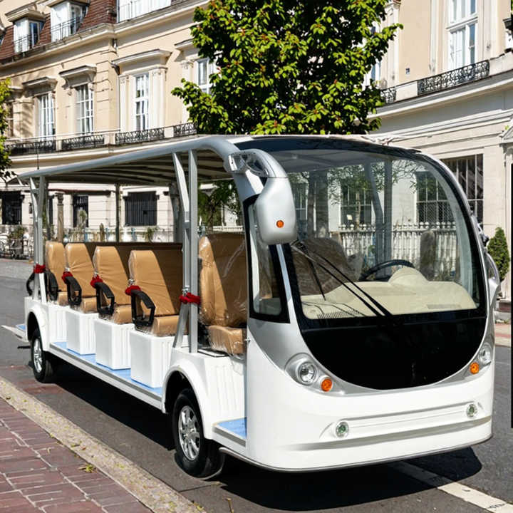2025 Tourist 11-Seater Electric Sightseeing Shuttle Bus