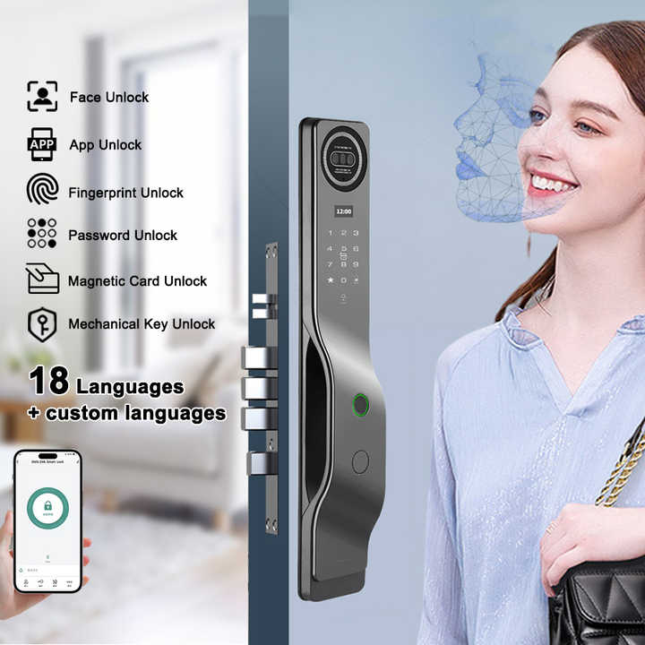 Smart Door Lock with 3D Face Recognition and Active Intercom