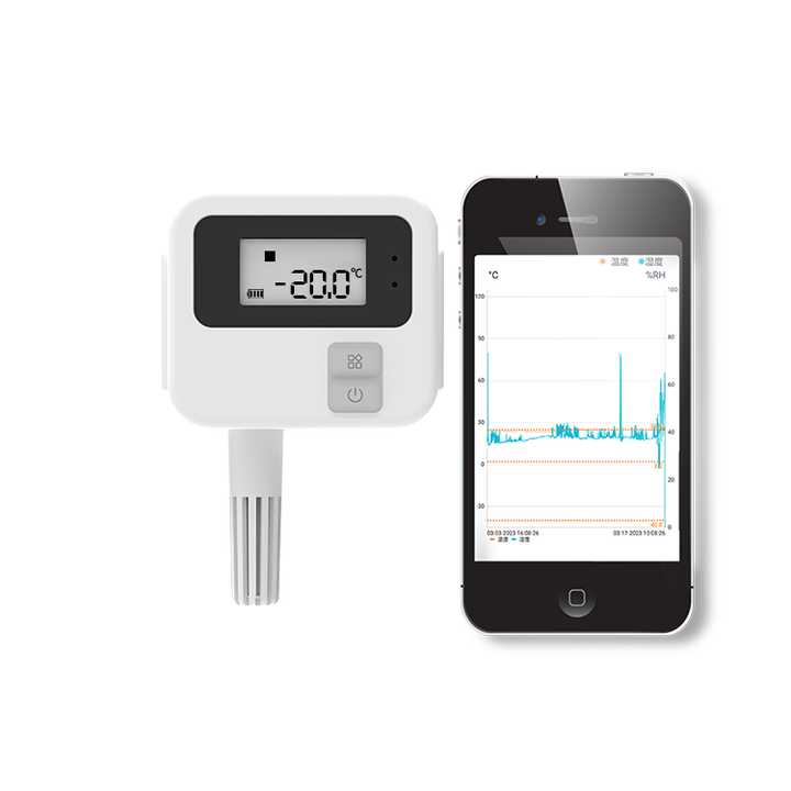 Real Time Temperature Data Logger Wireless Thermometer Hygrometer Ble ...