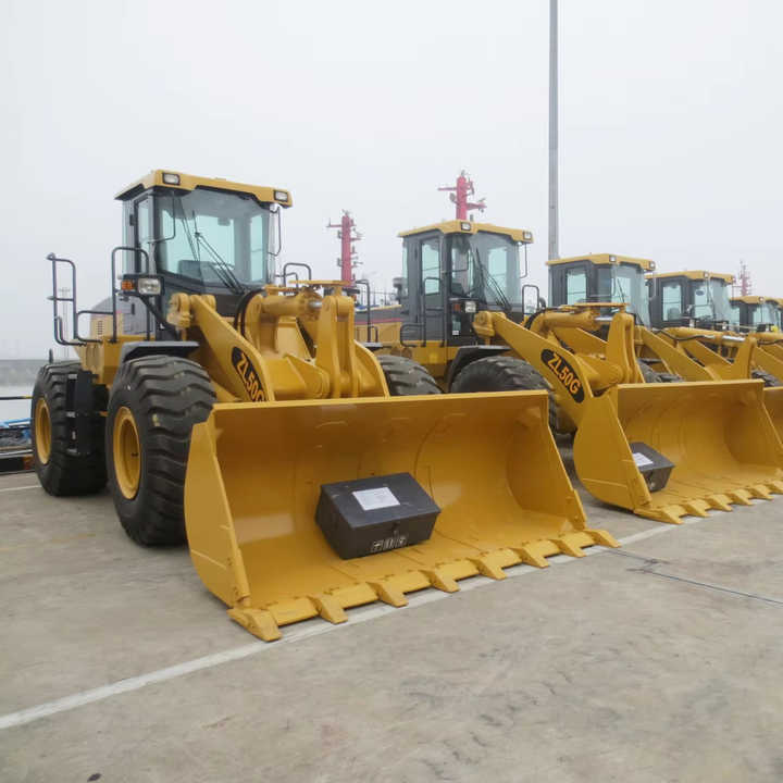 5T Wheel Loader ZL50G with 2.5-4.5m3 Bucket Capacity 162kw Power Fuel ...