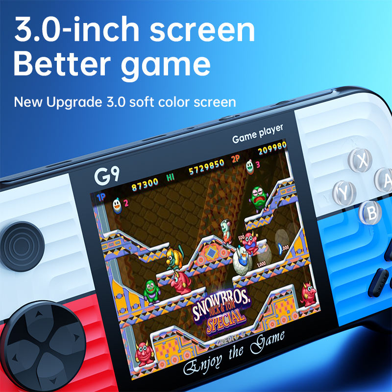 G9 Handheld Gaming Console - 666 Games in One Retro Style