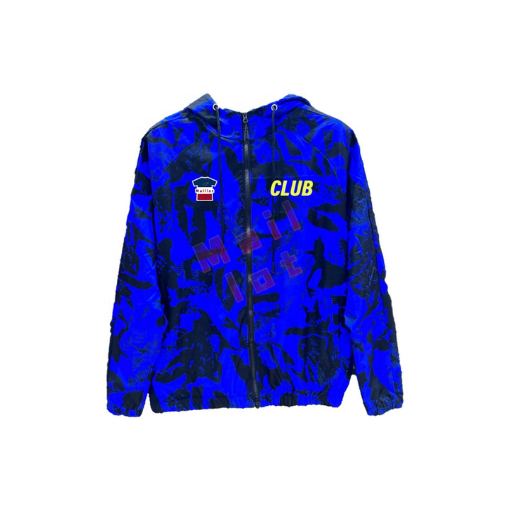 Outdoor Football Sports Trench Coat with Snap Closures Breathable ...