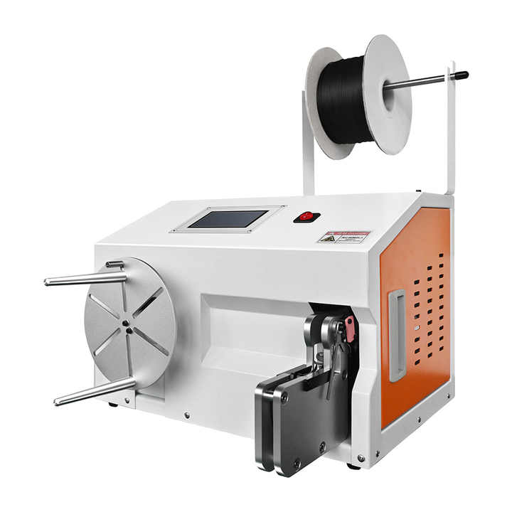Automatic Semi-automatic Cable Coil Winder Machine Ribbon Tying Winding ...