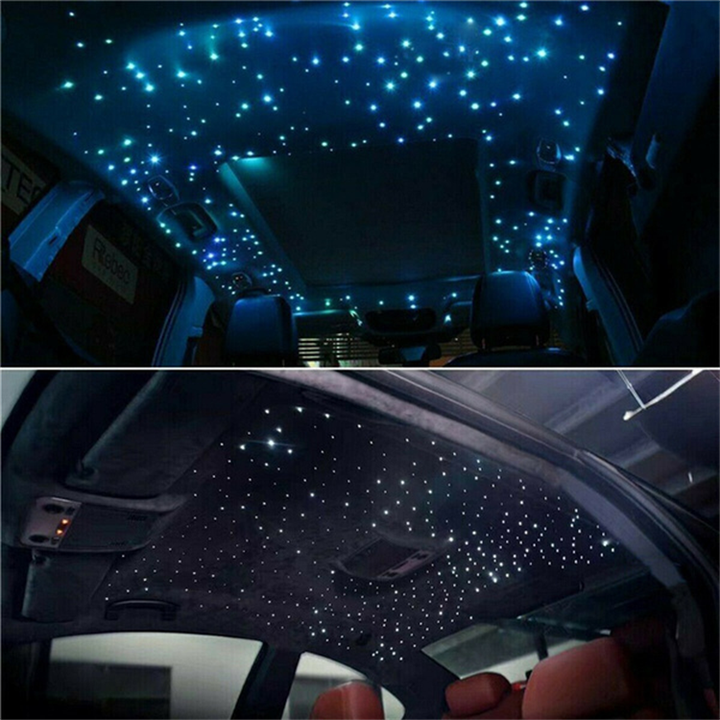 DIY Decorative Star Car Roof Ceiling Light LED Fiber Optic Light Kit ...