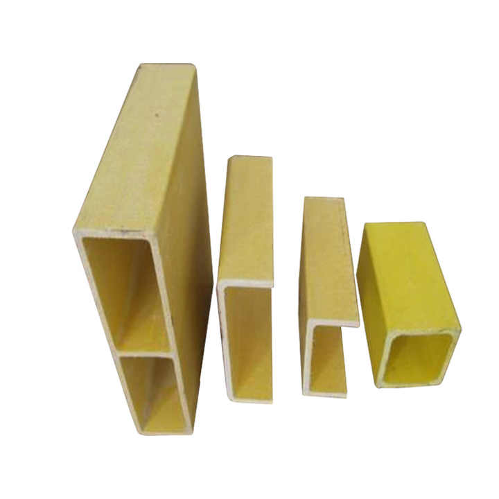 Hot Selling Double Rectangle/Square Tube FRP Profile Excellent Anti ...